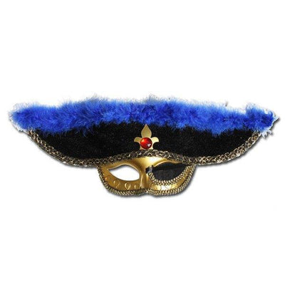 Pirate Mens Masquerade Mask - Blue – Simply Party Supplies