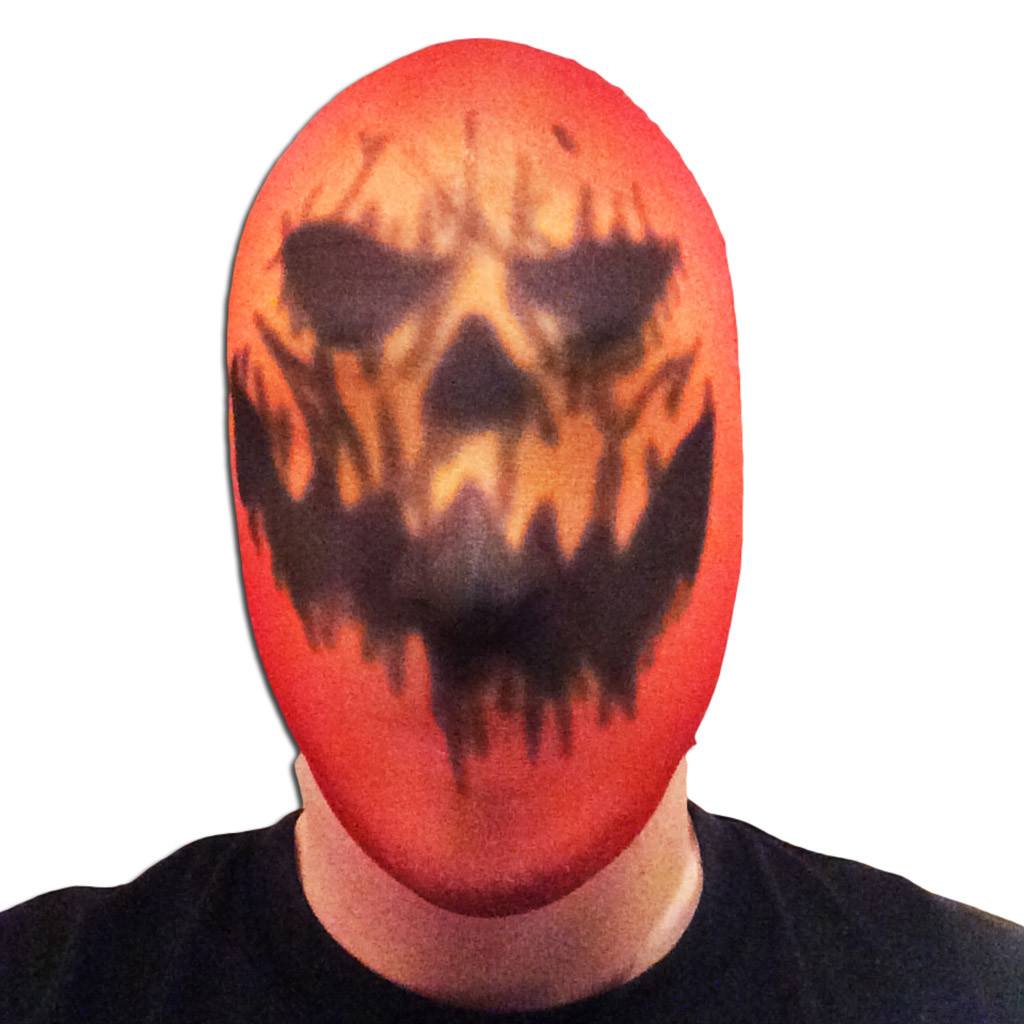 Evil Pumpkin Stocking Mask – Simply Party Supplies