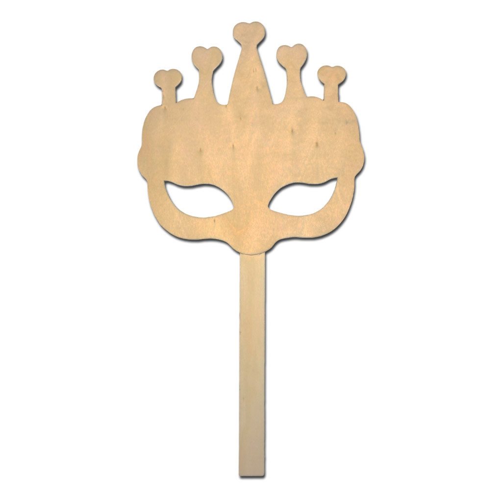 DIY Masquerade Stick Mask - Jester – Simply Party Supplies