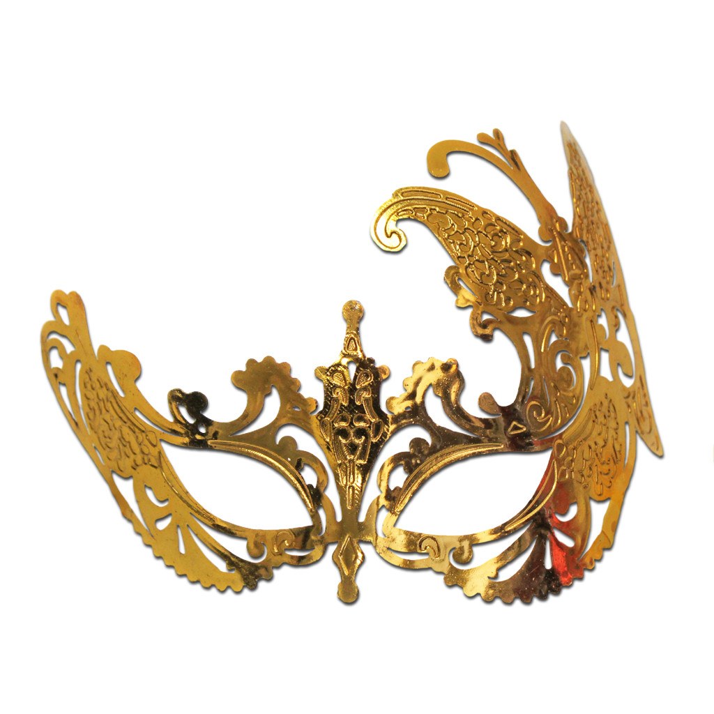Butterfly Scout Masquerade Mask Gold – Simply Party Supplies
