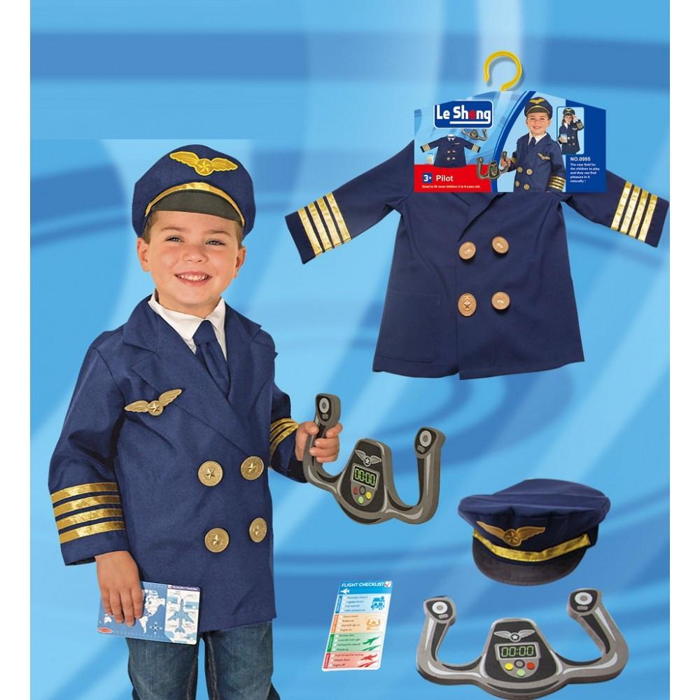 Childrens Deluxe Pilot Costume Ages 4-7 – Simply Party Supplies