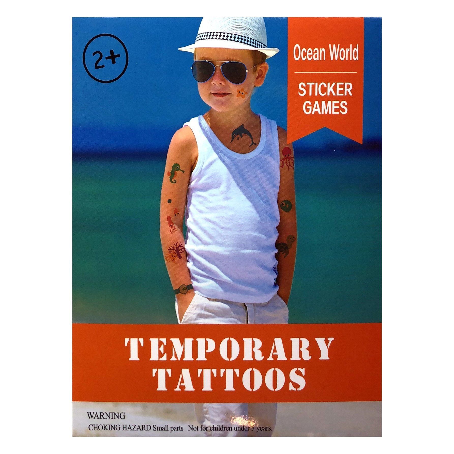 Kids Ocean Temporary Tattoo Pack – Simply Party Supplies