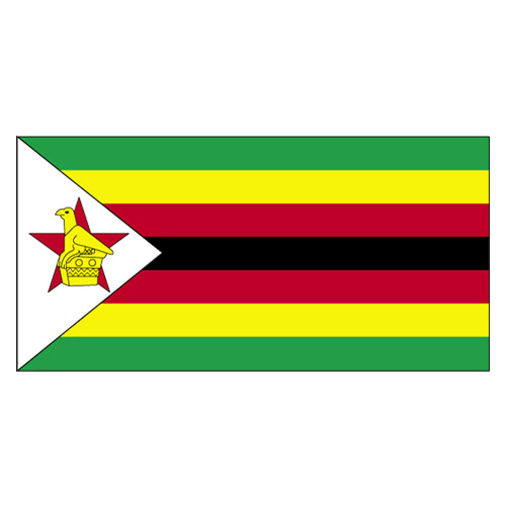 National Flag Of Zimbabwe - 90cm x 150cm – Simply Party Supplies