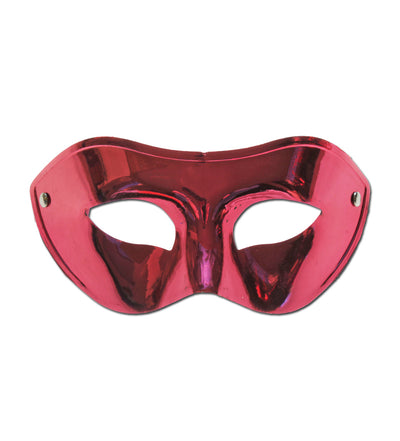 Basic Shiny Red Masquerade Mask – Simply Party Supplies